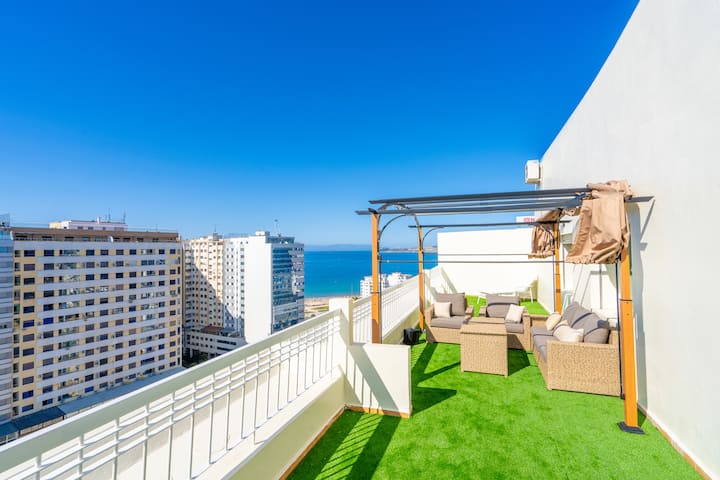 Amazing Rooftop A Malabata -Penthouse Du Rêve - Tangier