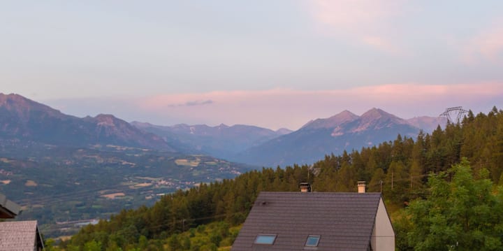 Chalet Familial, Vue Montagne, Jardin - Gap