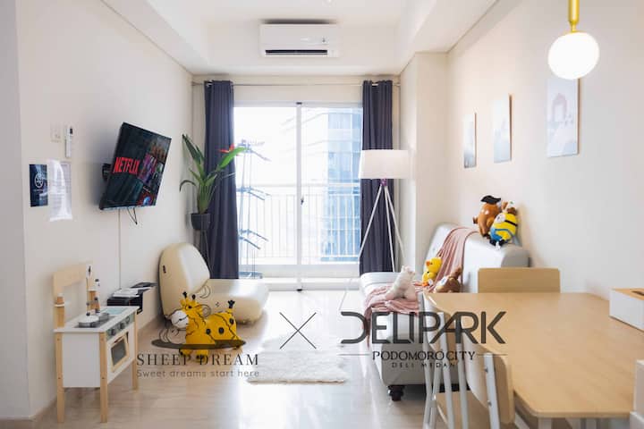 Delipark Mall 2br 2bath •4+2 Pax• @Lexington Tower - Medan