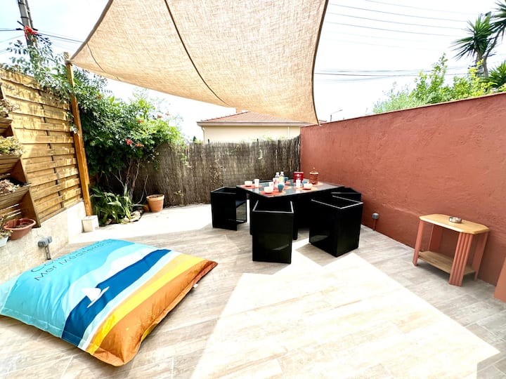La Casa Di Loubet- 4 Pers - Aperçu Mer-park - Cagnes-sur-Mer