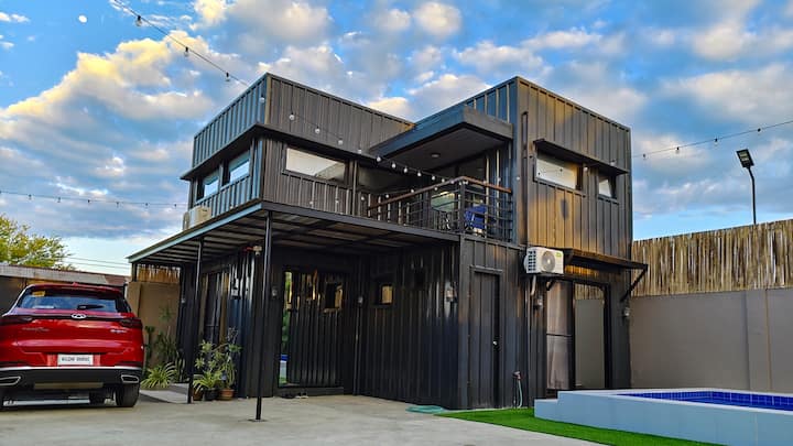 Balay Elyang. Container Inspired Loft House. - Mangaldan