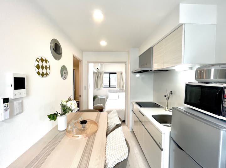 #B102cozy Apt高田馬場１ldk・駅近徒歩5分・最大4名宿泊可 - Ikebukuro