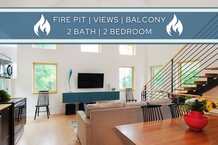 Cha St. Elmo Escape: Modern, Fire Pit, Balconies - Chattanooga, TN