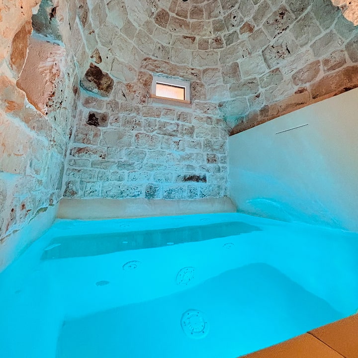Trullo Con Spa, Jacuzzi E Piscina Monte Farella - Italie