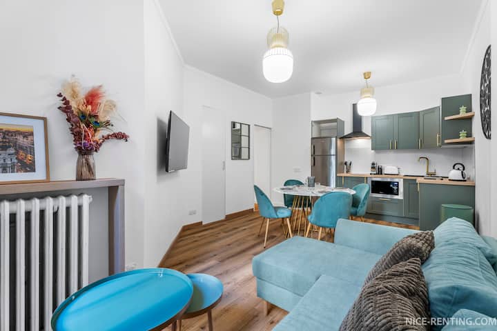 Appartement Climatisé Charme & Confort Accès Pmr - Nice