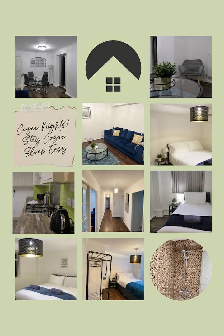 Cozee Spacious Appt Free Parking|5 Mins From City! - Birmingham