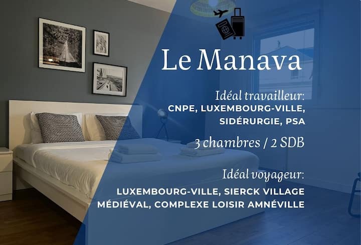 Le Manava - Appartement à Deux Pas Du Luxembourg - Mondorf-les-Bains