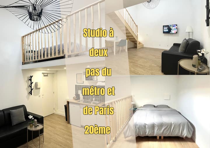 731 Bail Mobilité-joli Studio Mezzanine Métro L9 - Vincennes