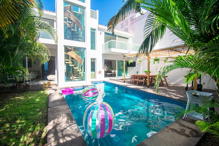 Private Pool Private Beach House - Mazatlan