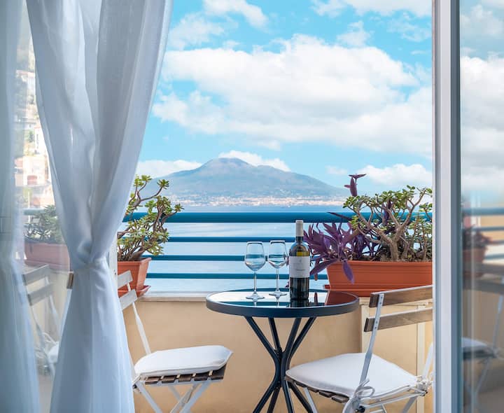 Magnifique Vue Mer Entre Sorrente Et Positano - Vico Equense