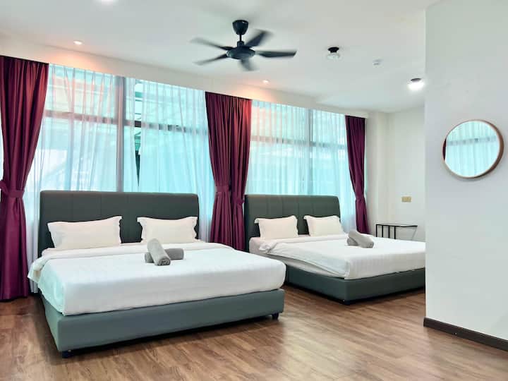 Family Room W View - New Margo Hotel Kk - Kota Kinabalu