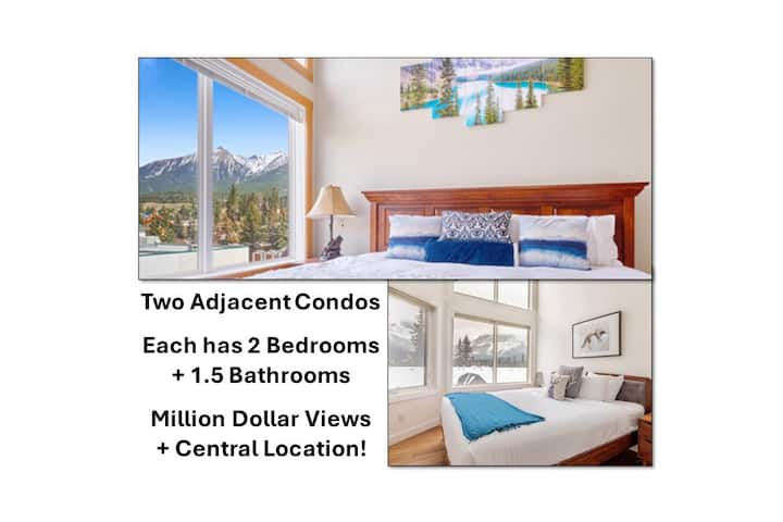 Two Adjacent Condos Great Views! - Canmore