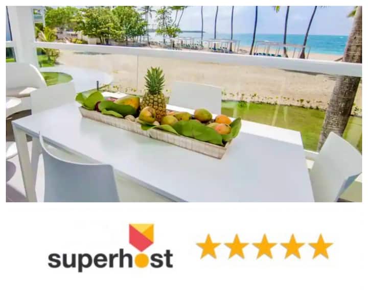 Stunning 5br Beachfront Double Condo-14 Guests Max - Puerto Plata