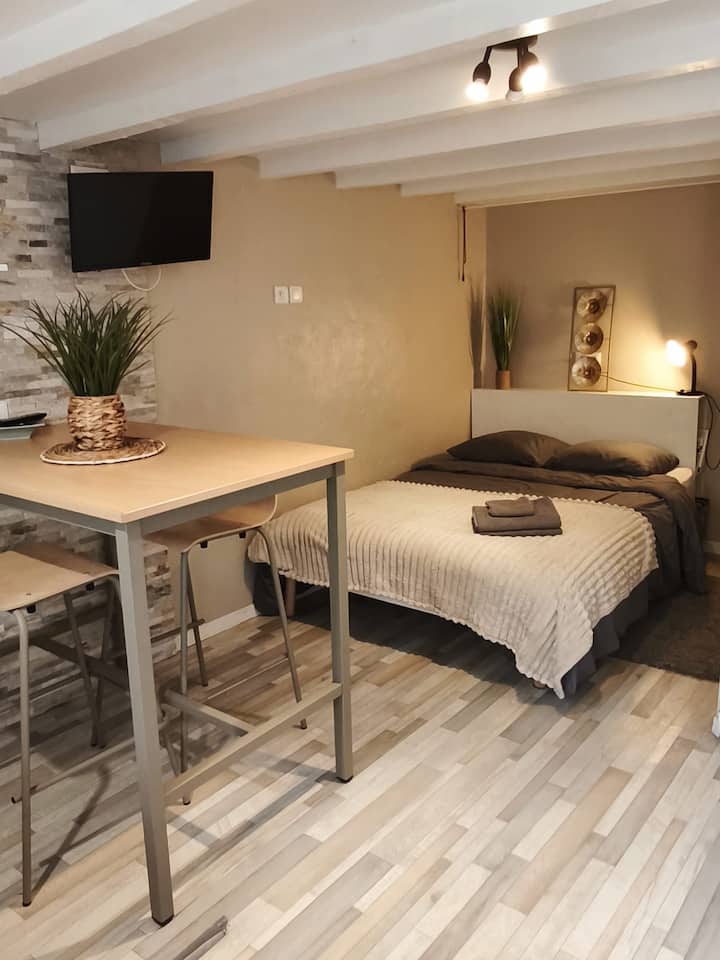 Studio Cosy, Calme, Terrasse, Idéal Pro - Aurillac