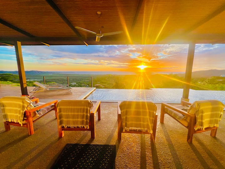 Ocean View+king Beds+3 Master Suites+private Villa - Costa Rica