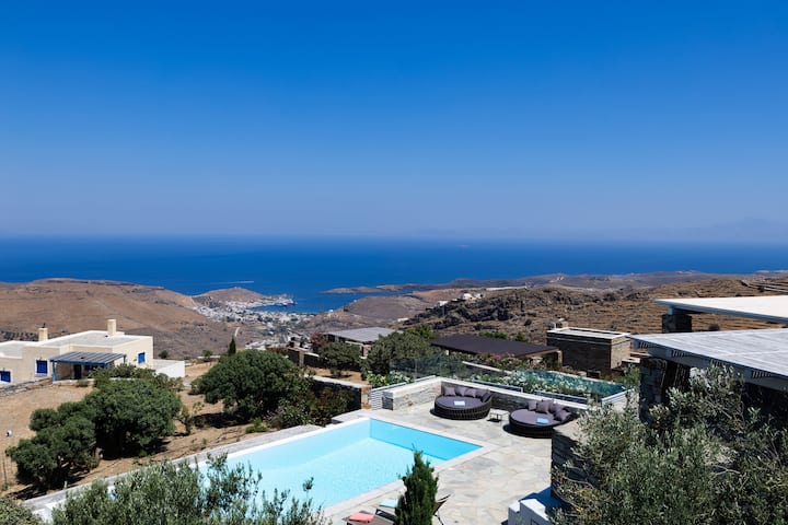 Villa Melita Sur L Ile De Kea - Kea