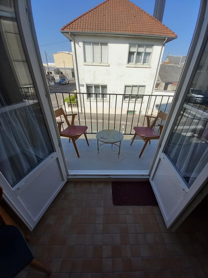 Studio à 100 Mètres De La Plage + Parking Privé - Berck