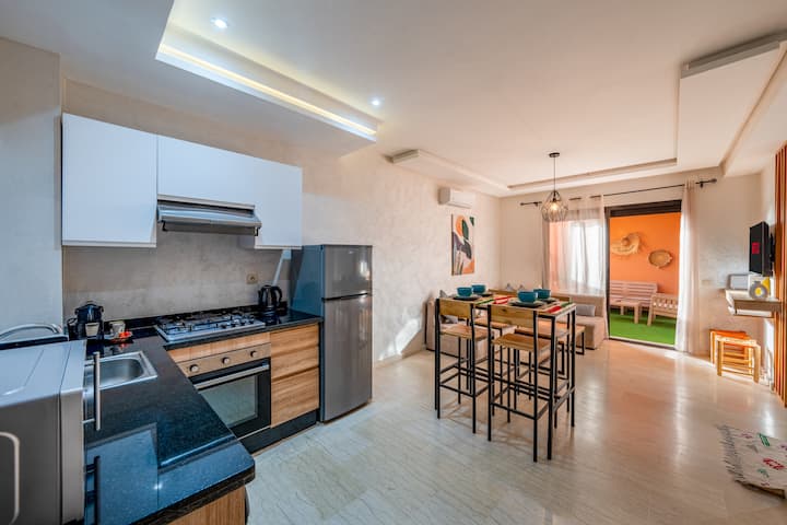 Le Cocon D’or Avec Terrasse Ensoleillée /Guéliz - Marrakesh