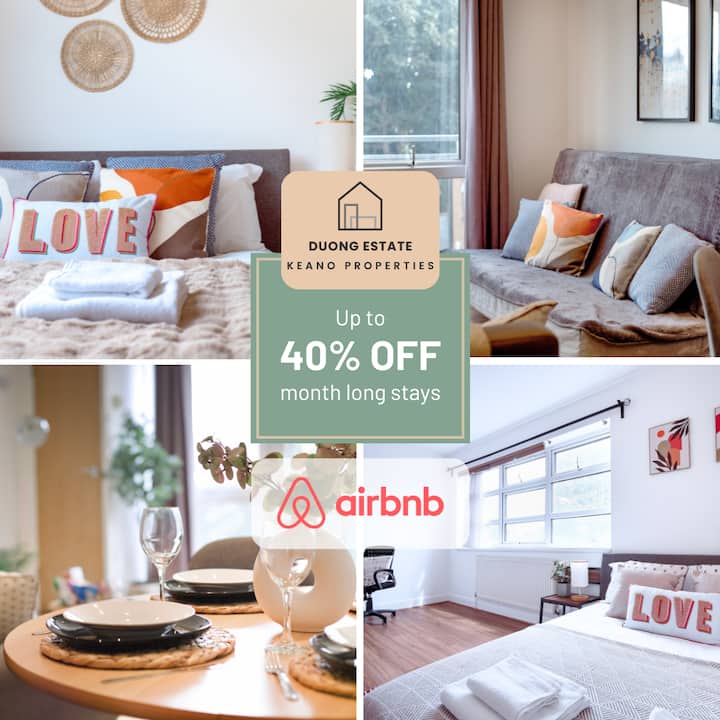 20%-40% Off Longterm/ Business/ Family/ Relocators - Leyton