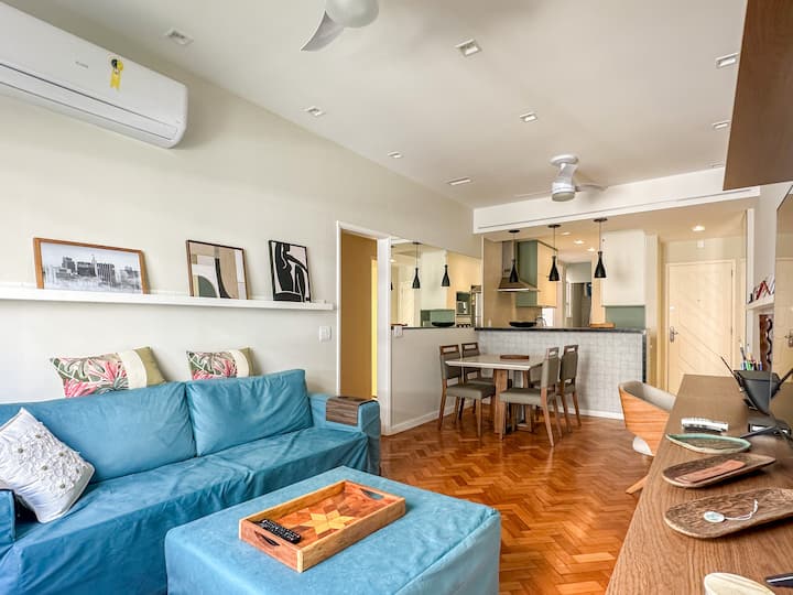 2 Quartos Lindo A 100m Da Praia Do Leme - Rio de Janeiro