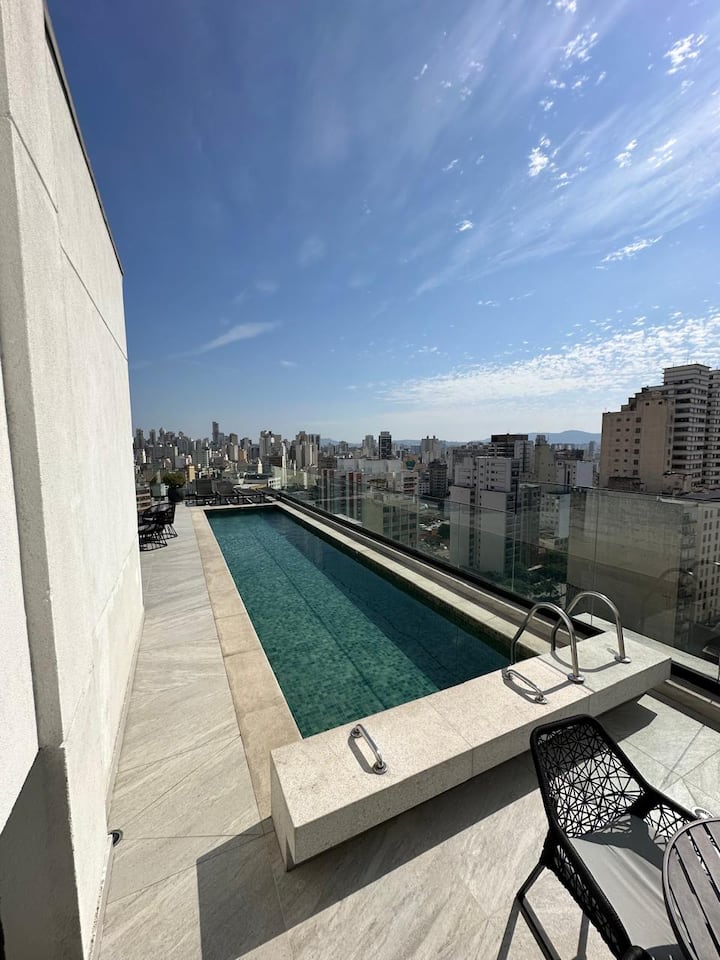 Encanto Do Arouche! Piscina No Rooftop! - São Paulo (estado)