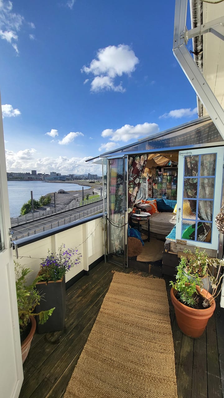 2-view & Boho/hippie Vibes Near Station, W/balcony - Bergen