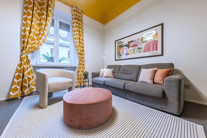 3-private Bedroom Design House [San Babila M4] - Milan