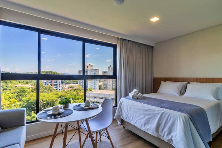 Loft C/ Piscina E Garagem A 1,5km Vila Germânica - Blumenau