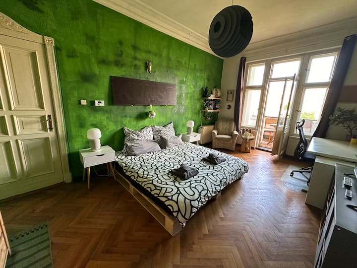 Eclectic Room | Private Balcony | Smoking Area - Berlin