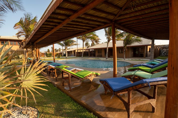 Maison En Bord De Mer, Caponga: Piscine Et Jardin - Brazil