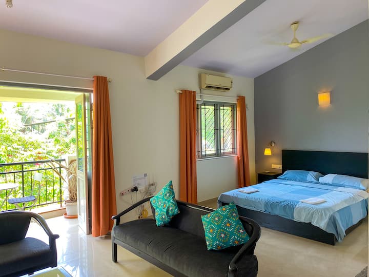 207 | Studio With Pool | 5 Min To Benaulim Beach - Goa