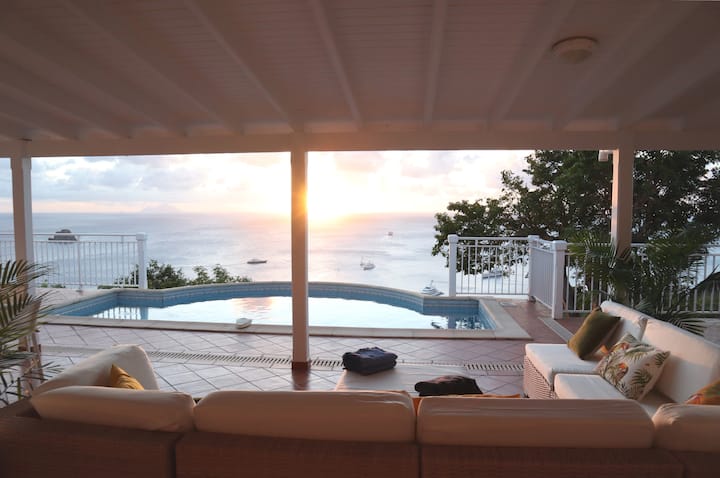 Villa Les Gaillacs (Vue 360°) - Saint-Barthélemy