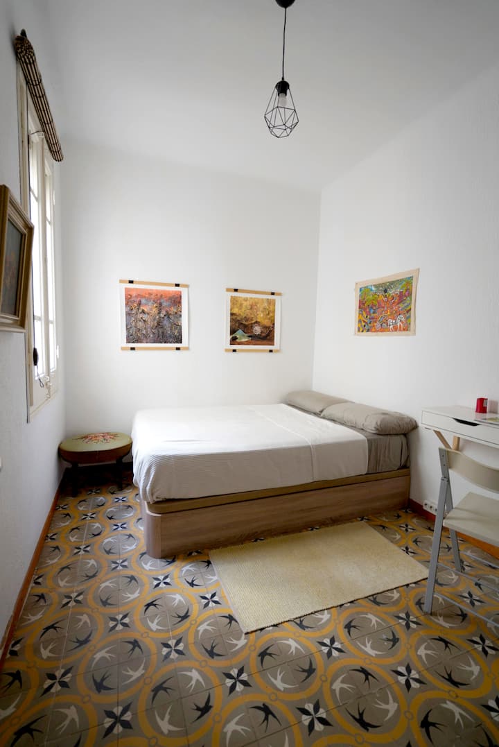 Habitación Amplia En Barrio De Gracia - 巴塞隆拿