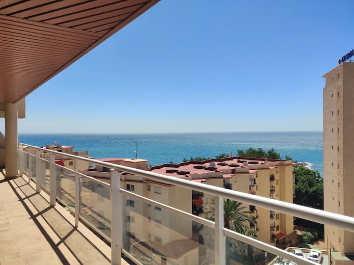 Moderno Con Vistas Al Mar, Piscina & Parking - Fuengirola