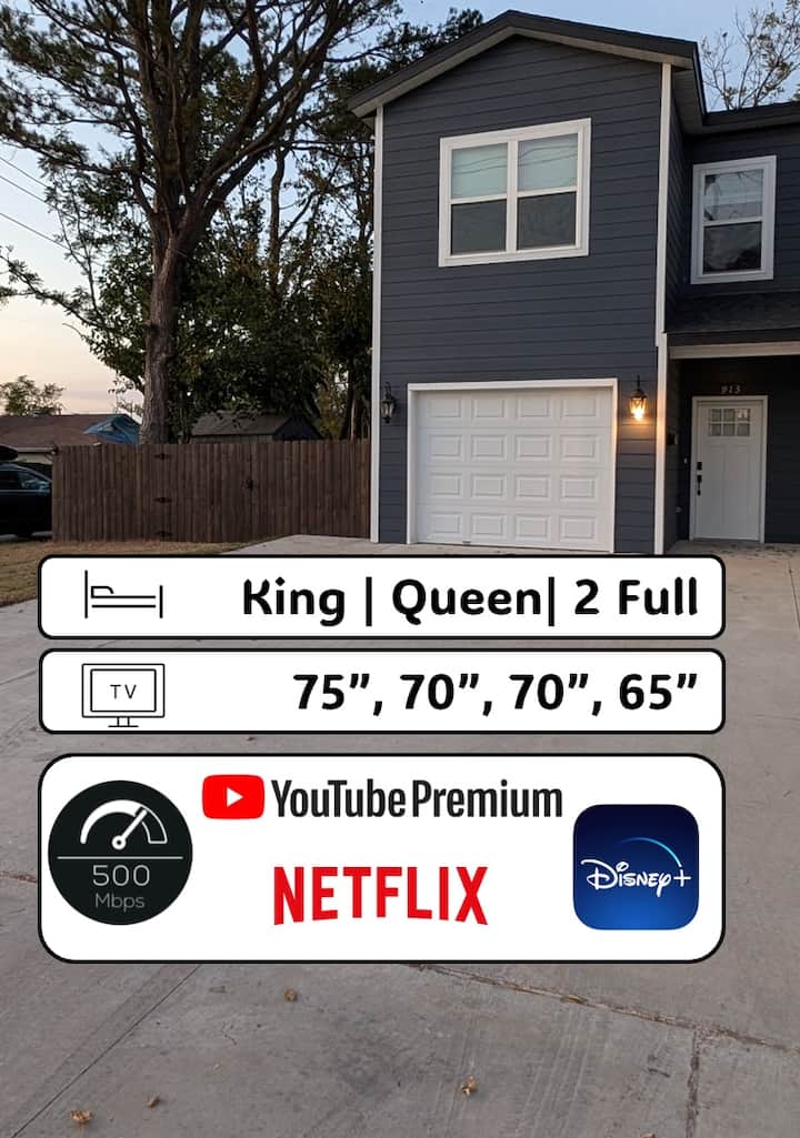 New, Modern, Near Dtwn, 1500 Sqft, Fenced - Rogers, AR