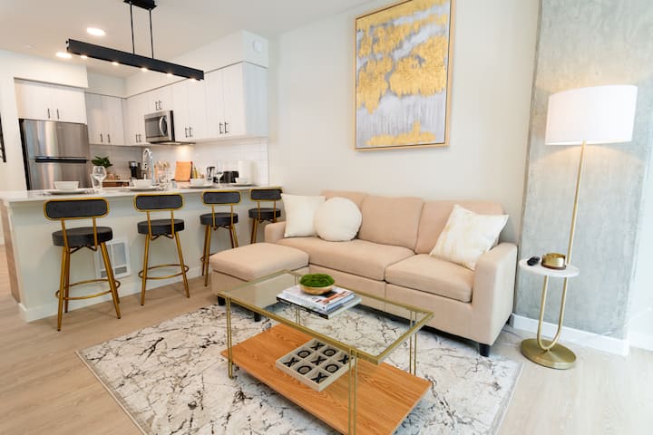 Modern 1bd1bth Free Parking 24/7 Gym+amenities - Shoreline, WA