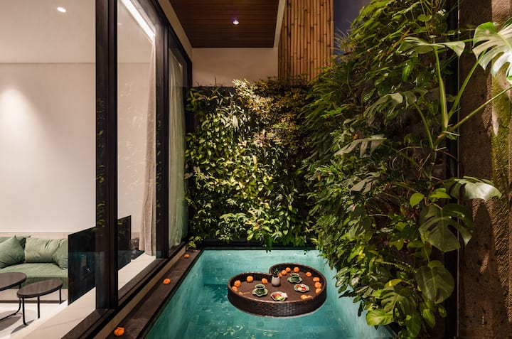 Modern Minimalist 1br Villa Canggu Center #Couple - Canggu