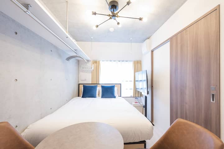 京急蒲田駅から徒歩4分/お洒落なデザイナーズ/家具家電完備/fe蒲田ⅲ D01 - Yokohama