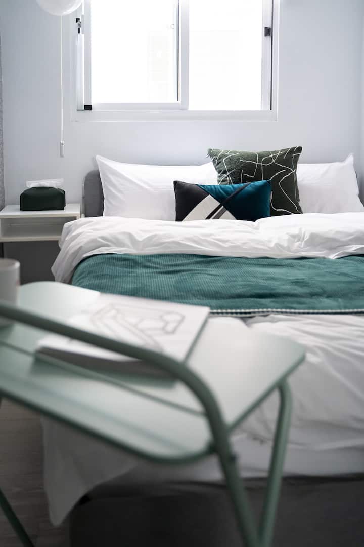 Hömeÿ Miňi 覓綠＊ | 西門町商圈 \西門捷運 \電梯大樓\雙人床\專屬衛浴 - Taipei City