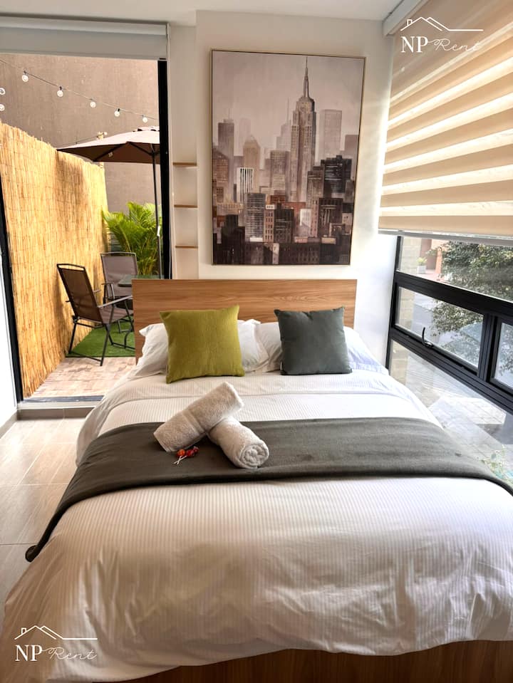 Np° 203 - Oasis Urbano Con Terraza, Parque 93 - Colombia
