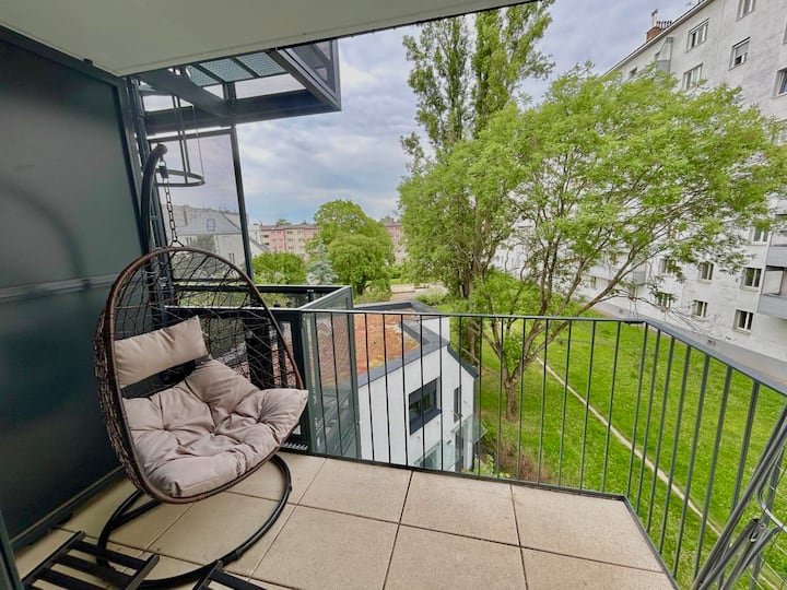 Balcony | New | Free Parking - Bécs