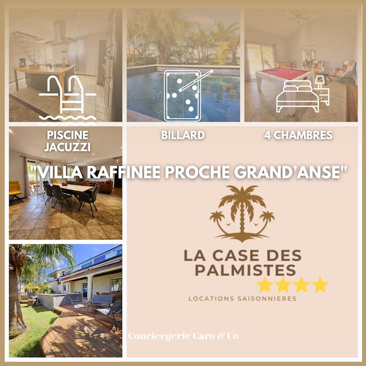 La Case Des Palmistes 4* Piscine Jacuzzi Billard - Saint-Pierre