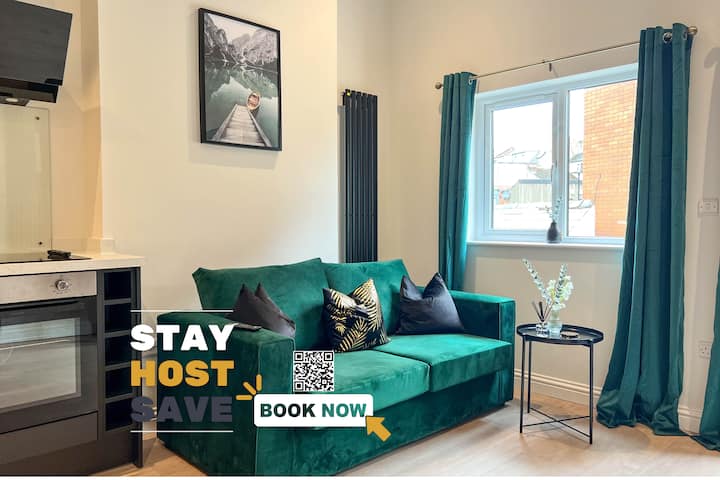 Hanover Apts | 1 Bed Apt With Roof Deck & Sofa Bed - Sheffield, UK