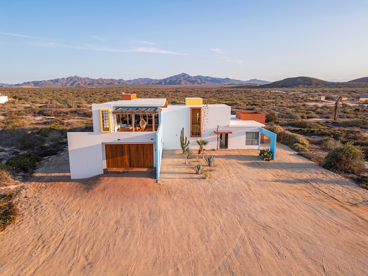 Beachfront Villa • 8 Guests • Pool • Wifi - Parque Nacional Cabo Pulmo