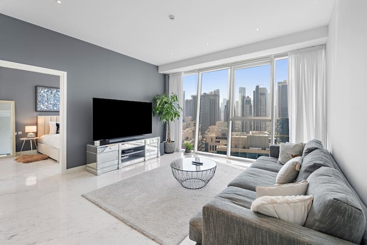 Instaworthy Aesthetic 1br Apt, 5mins To Dubai Mall - Dubaï