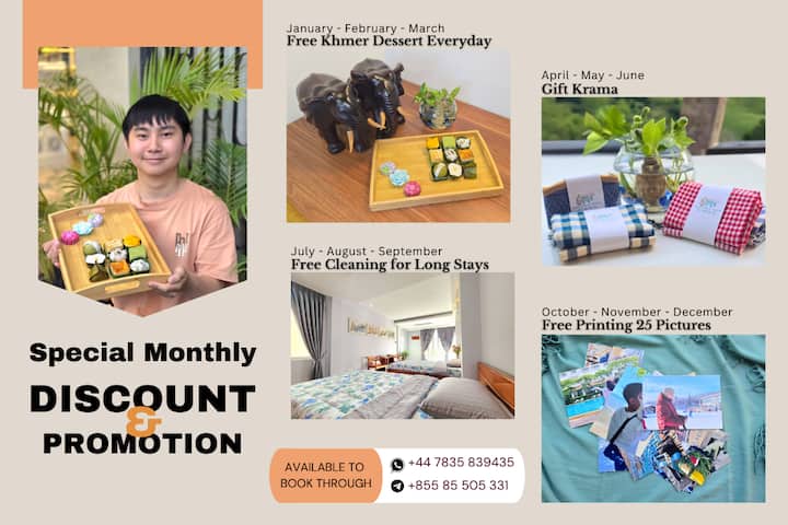 New Promotion | Cozy Home In Central City | 3br - Cambodia