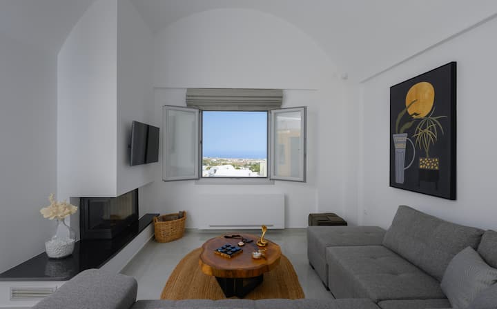 Coral Villa Sea View & Hot Tub *Marvarit Villas* - Santorini