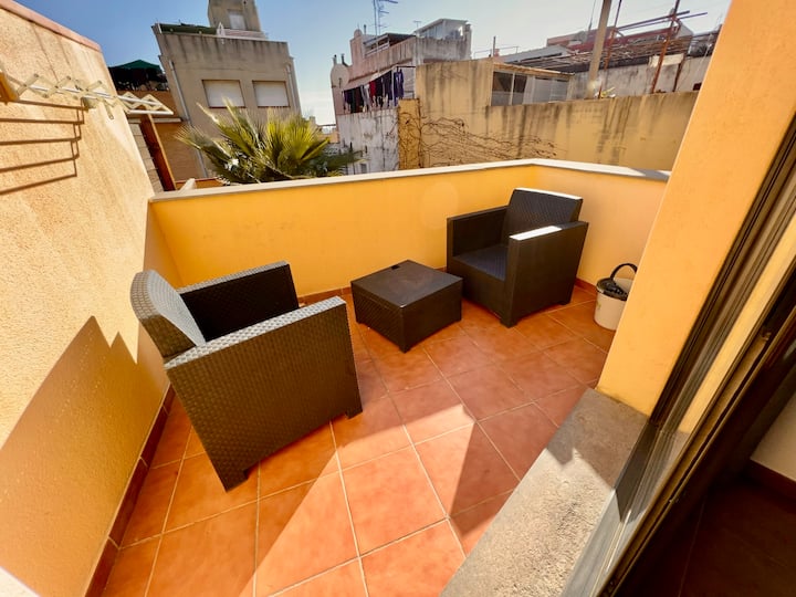 Estudio Y Terraza!mucho Sol A 15`de La Playa 112 - Mataró