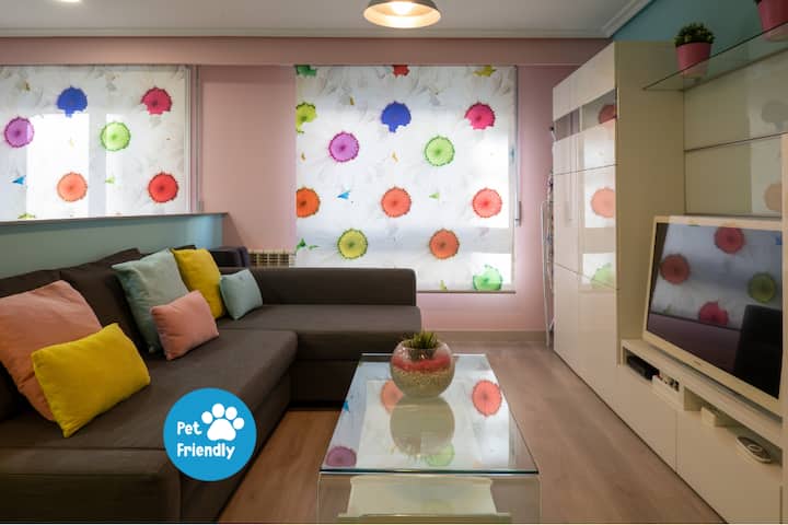 Nice&funny Pet Friendly 4pax ツ Rias Baixas Rentals - Vigo