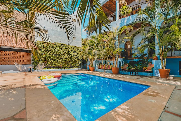 Downtown Sayulita Studio | Terrace & Heated Pool - Sayulita